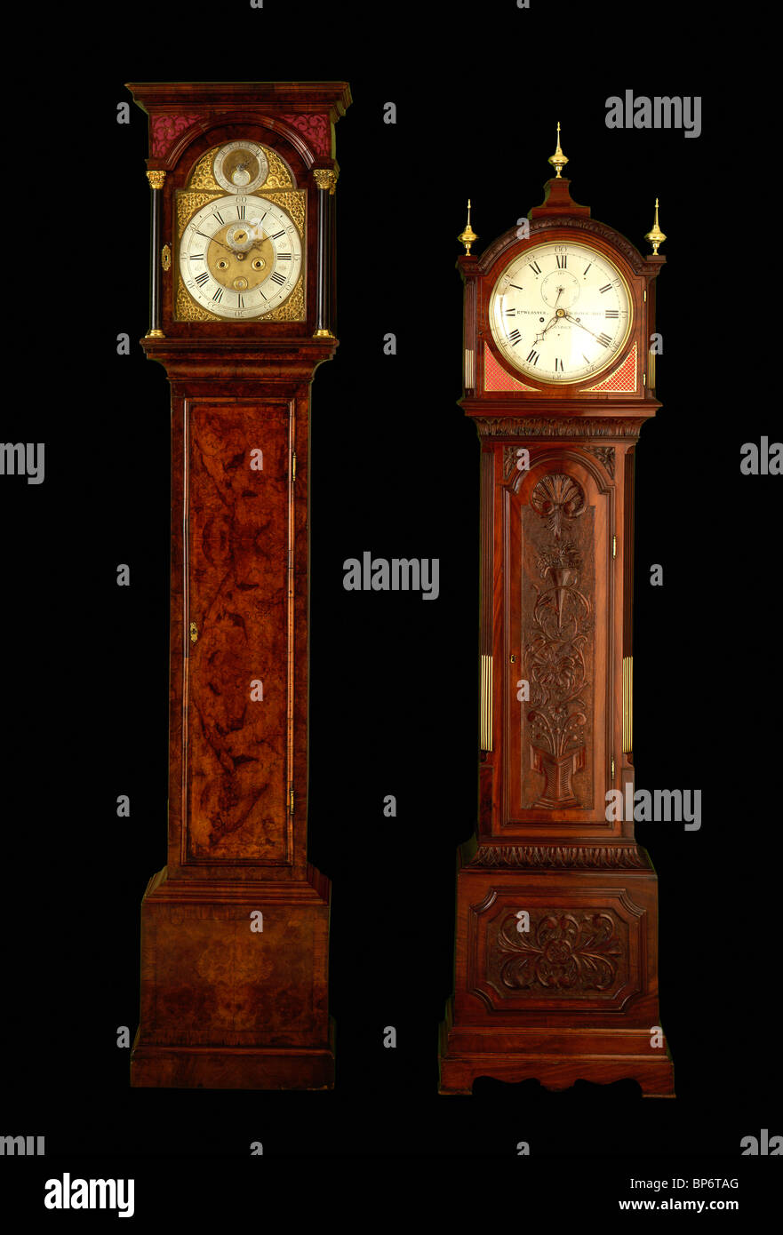 English Longcase clock Stock Photo - Alamy