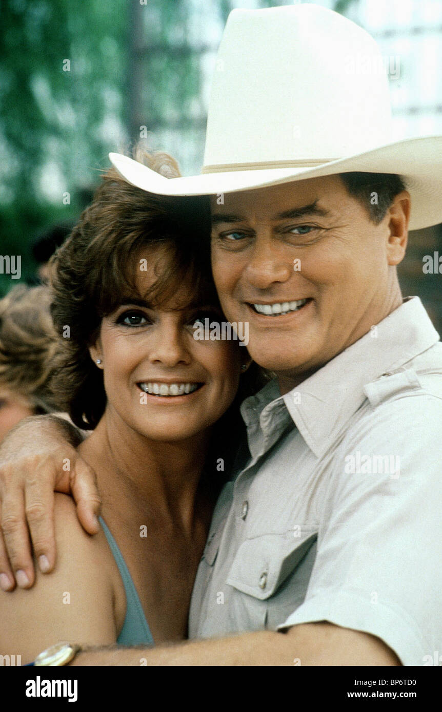 Linda Gray Larry Hagman High Resolution Stock Photography and Images ...