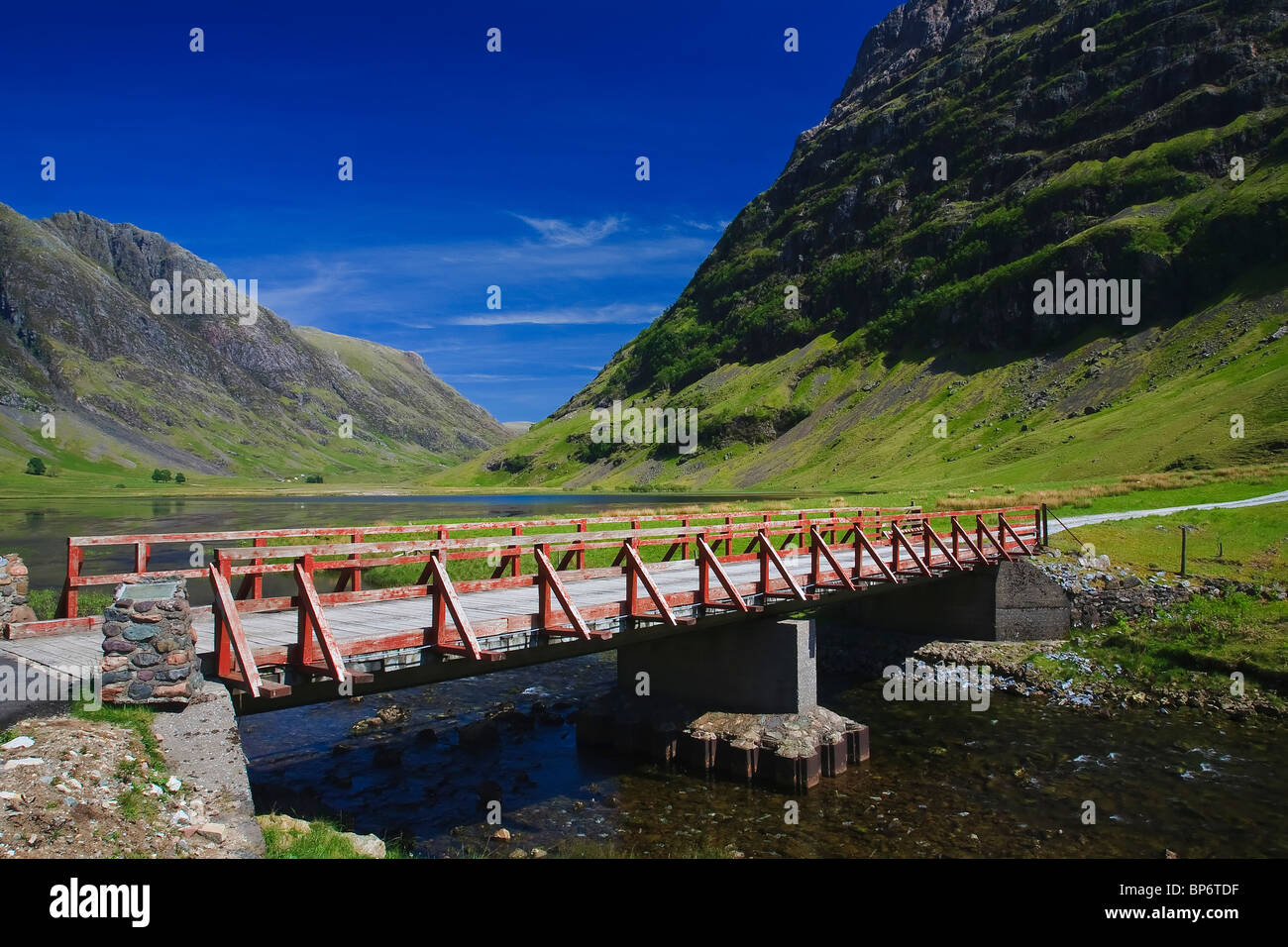 The bridge at Glen Coe on a warm Summer day Stock Photo - Alamy
