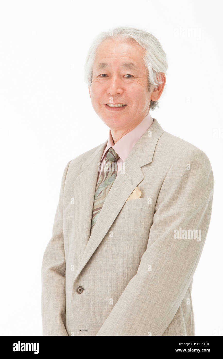 Portrait of Senior Man Stock Photo - Alamy