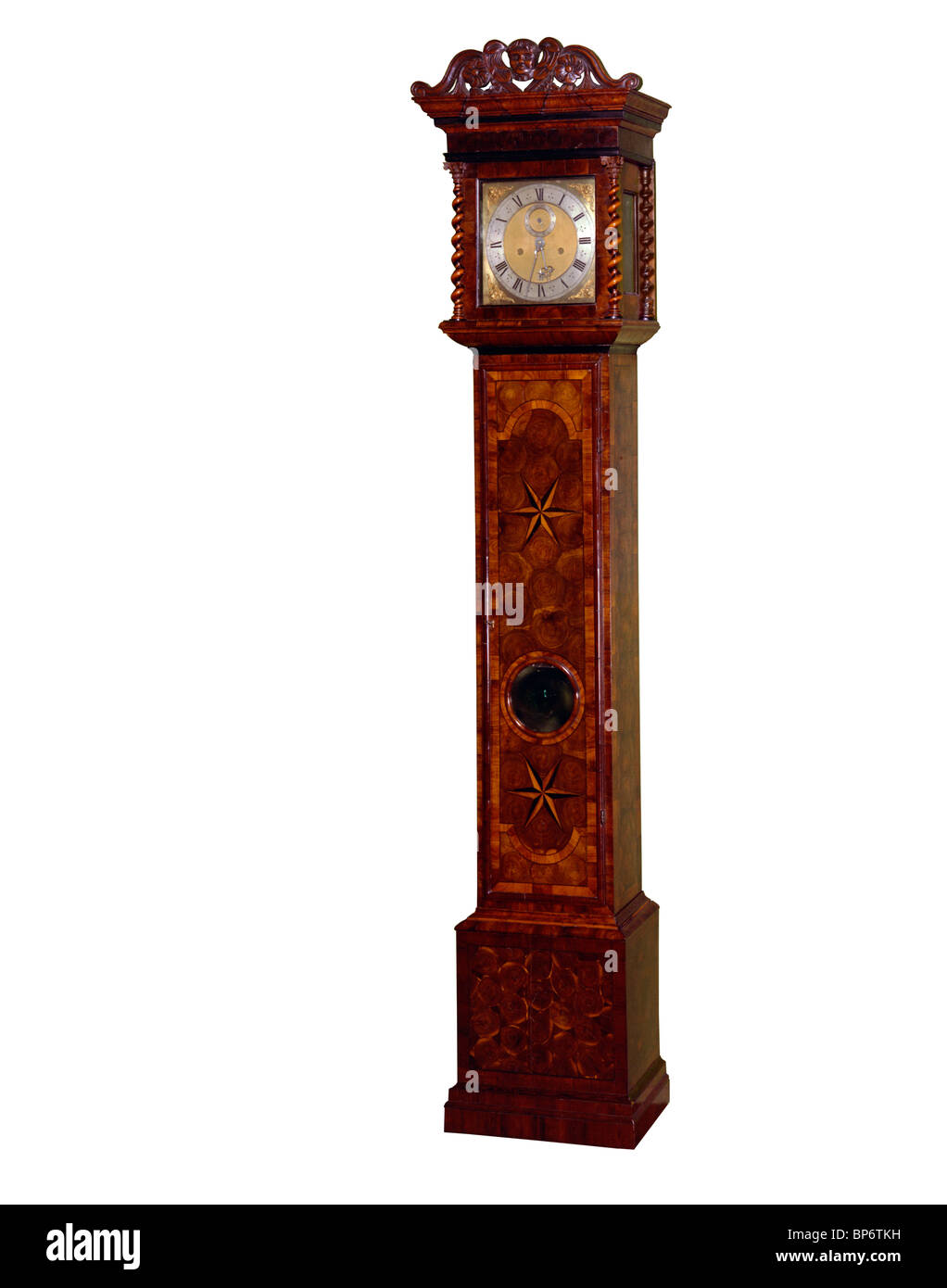 English Longcase clock Stock Photo - Alamy