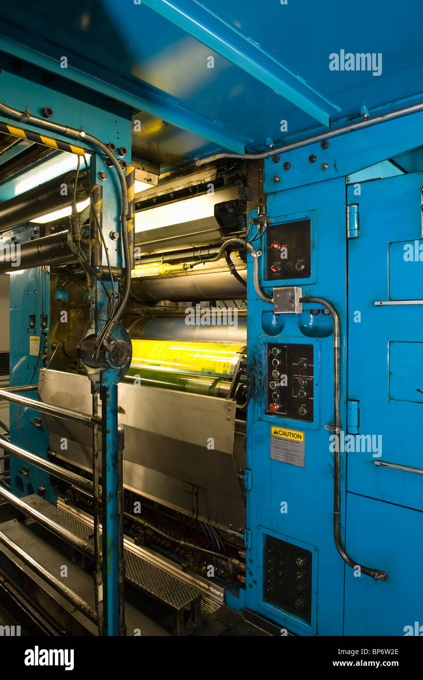 Newspaper factory interior Stock Photo - Alamy