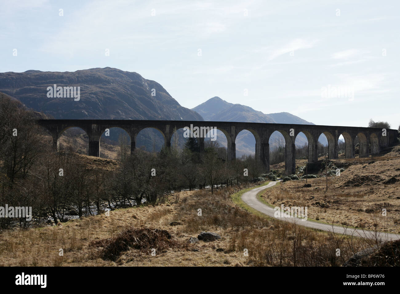 Glenfinnan viaduct railway bridge Highlands Scotland Stock Photo - Alamy