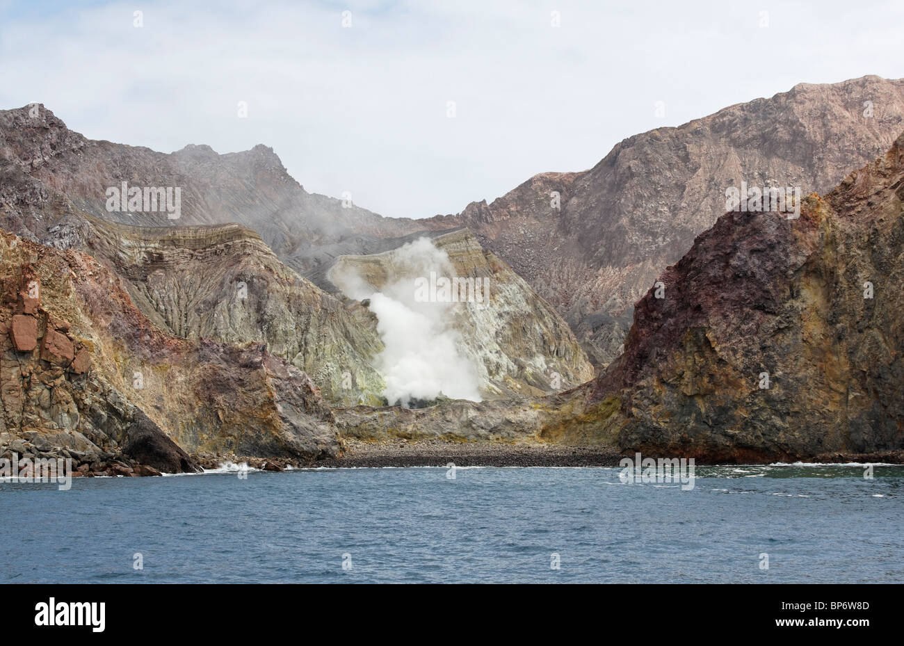 White Island Volcano view Stock Photo - Alamy