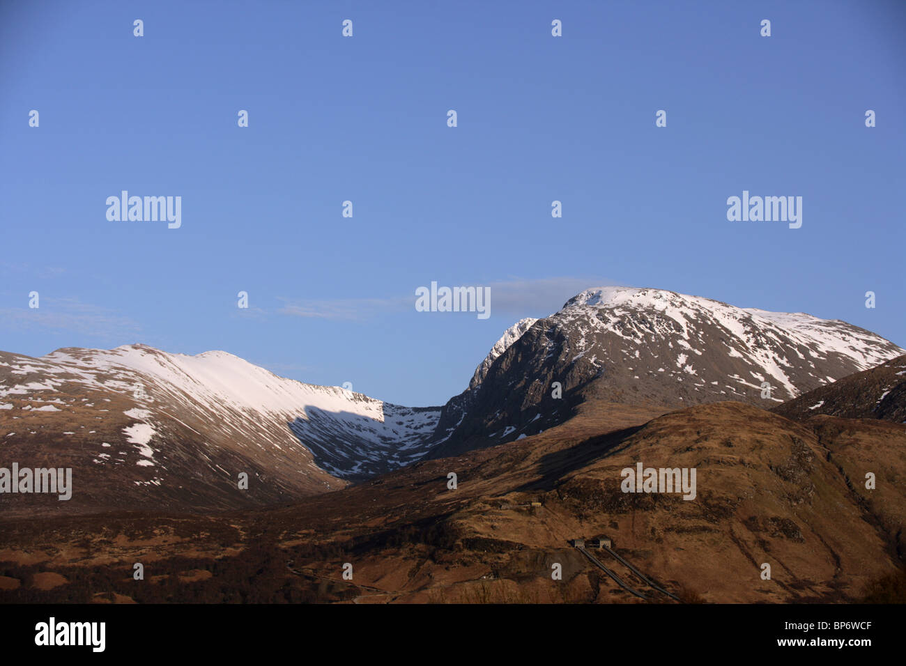 View of Ben Nevis and Carn Mor Dearg Stock Photo - Alamy