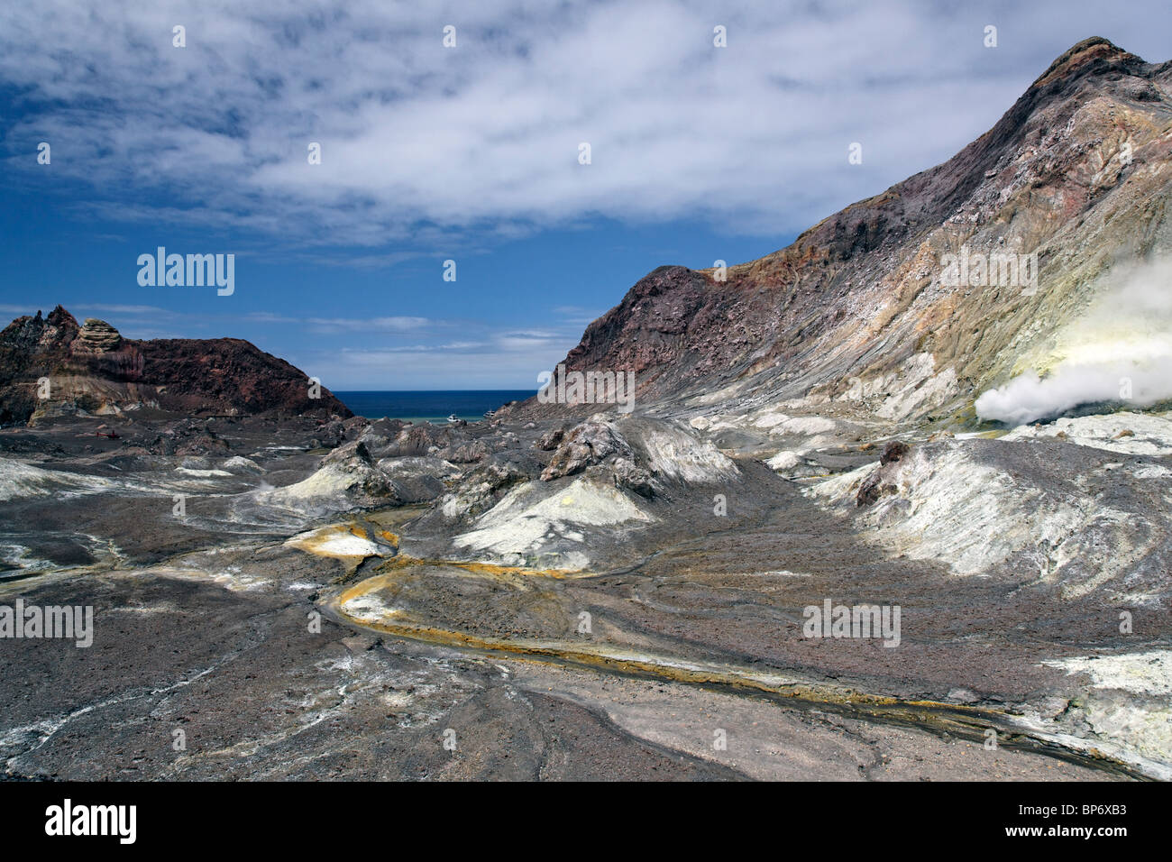 White Island Volcano view Stock Photo - Alamy