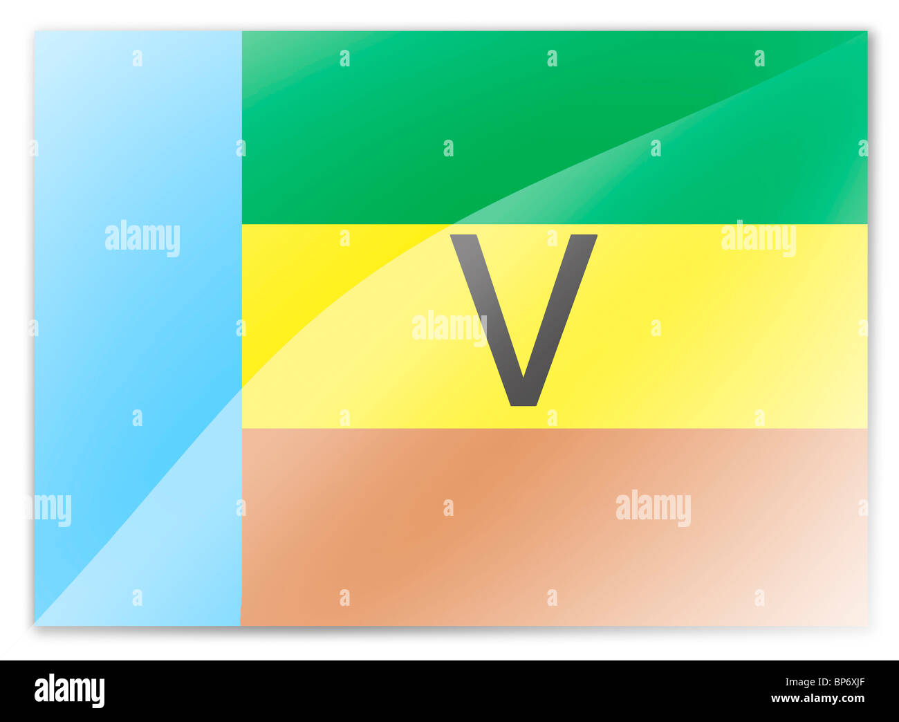 Venda South African homeland flag Stock Photo - Alamy