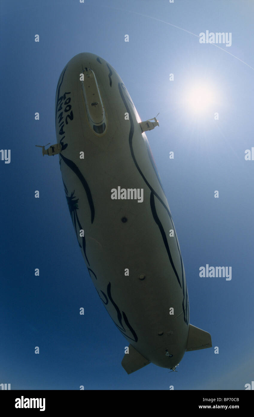 Airship dirigible Zeppelin NT, Friedrichshafen, Baden-Württemberg ...