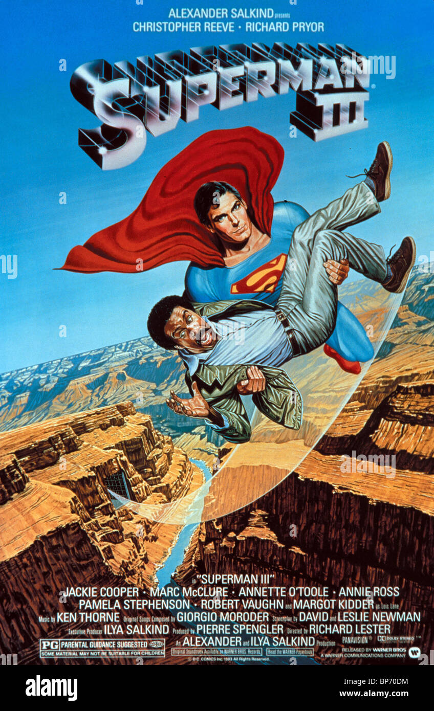Christopher Reeve Superman Poster High Resolution Stock Photography and ...