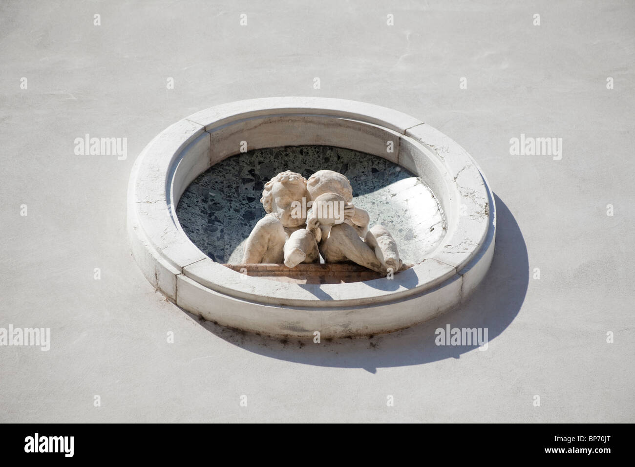 Putti in a wall decoration in Padua Stock Photo - Alamy