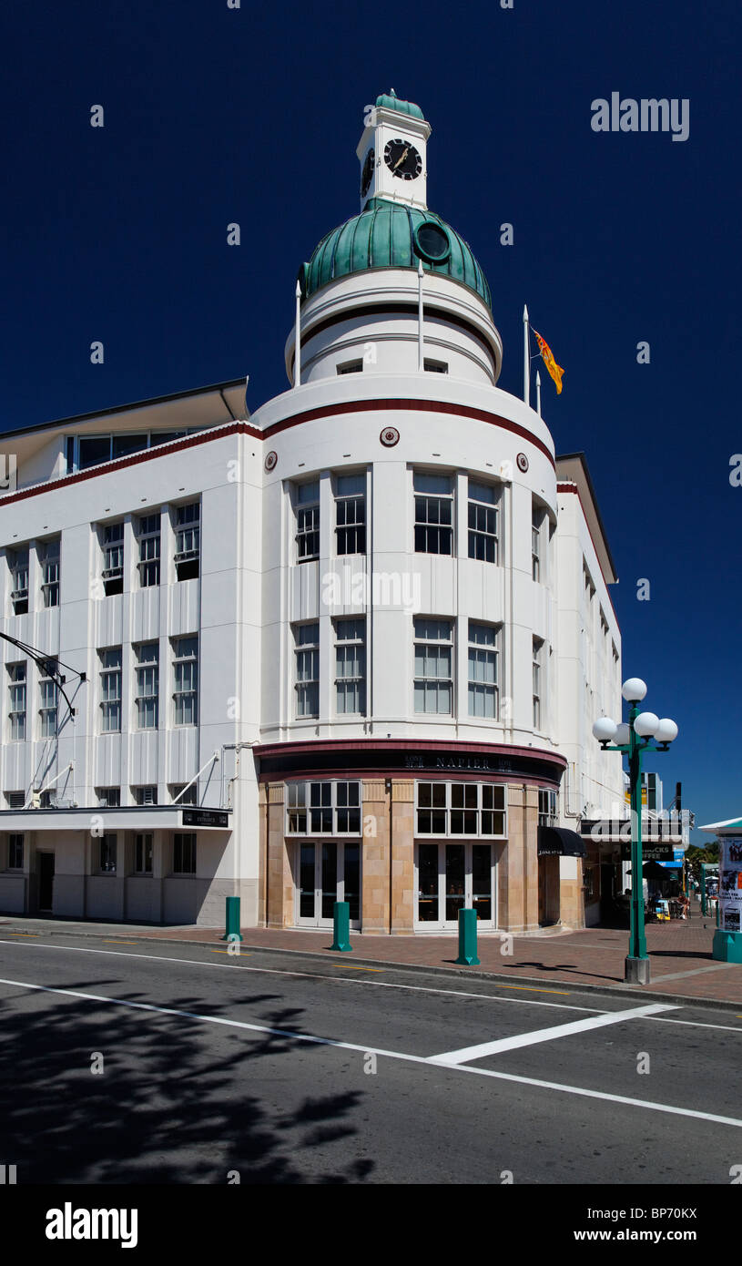 Art Deco buildings in Napier Stock Photo - Alamy