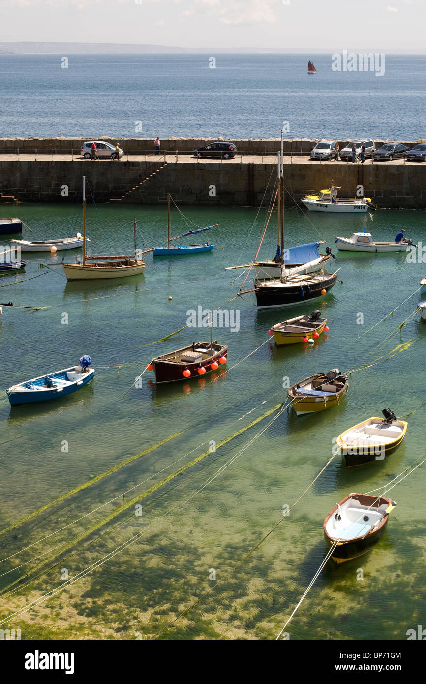 Mousehole boats hi-res stock photography and images - Alamy