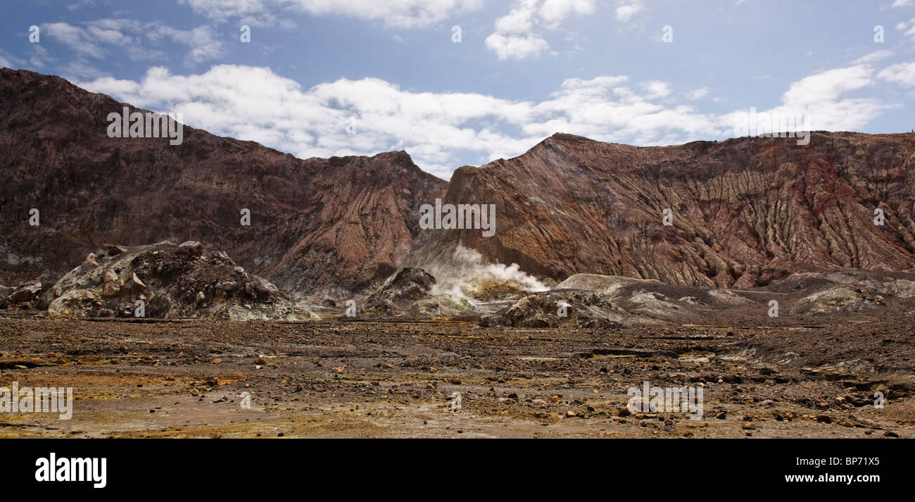 White Island Volcano view Stock Photo - Alamy