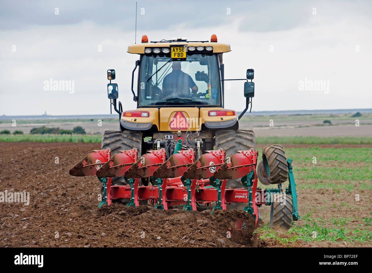 Plough tractor hi-res stock photography and images - Alamy
