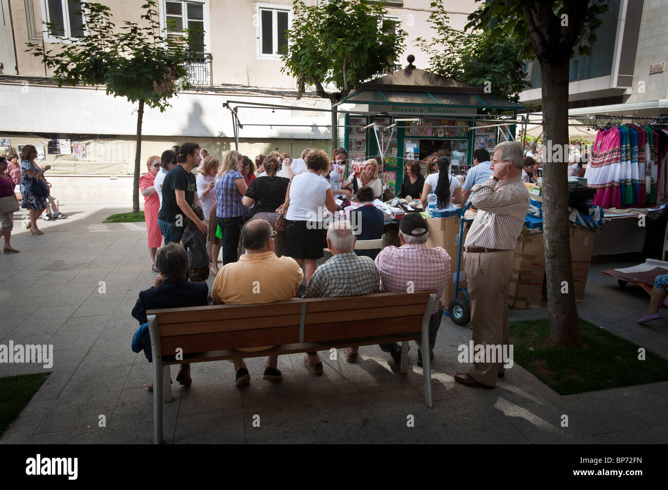 Street scene in Santander, Spain Stock Photo - Alamy
