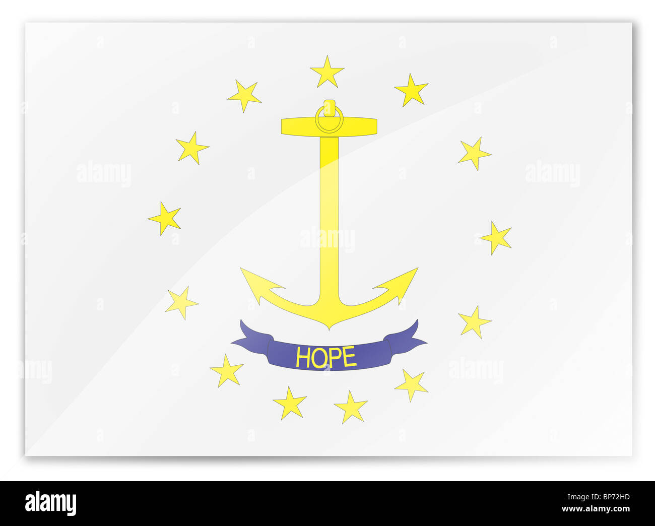 Rhode Island flag Stock Photo - Alamy