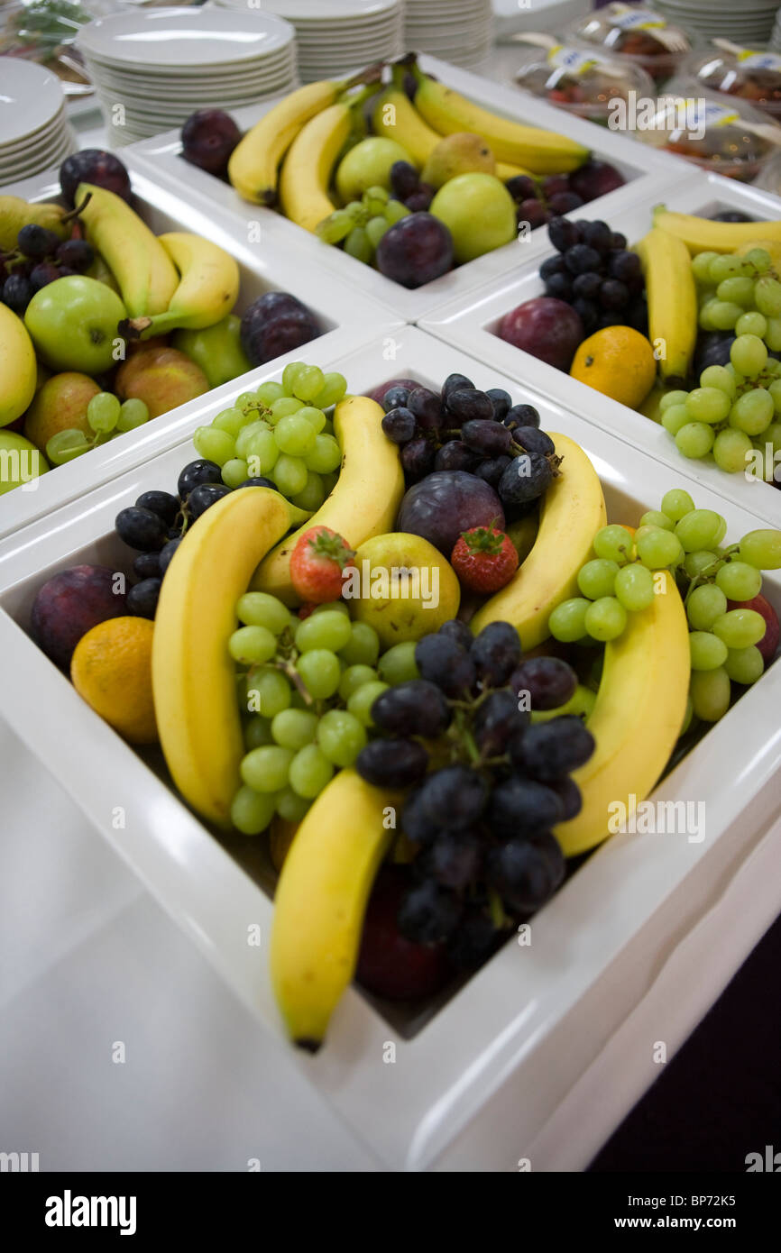 Fruit selection at dinner function Stock Photo - Alamy