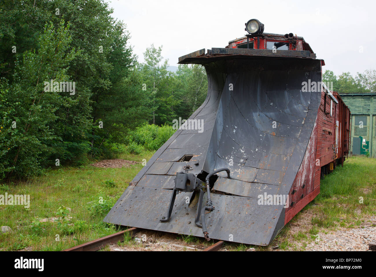 The Russell snow plow #68 at Bartlett Roundhouse in Bartlett, New ...