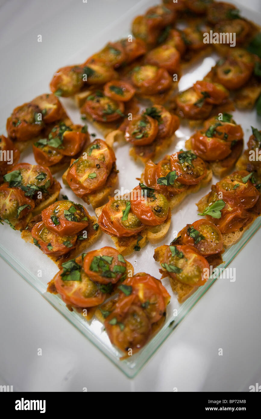 Finger food at dinner function Stock Photo - Alamy