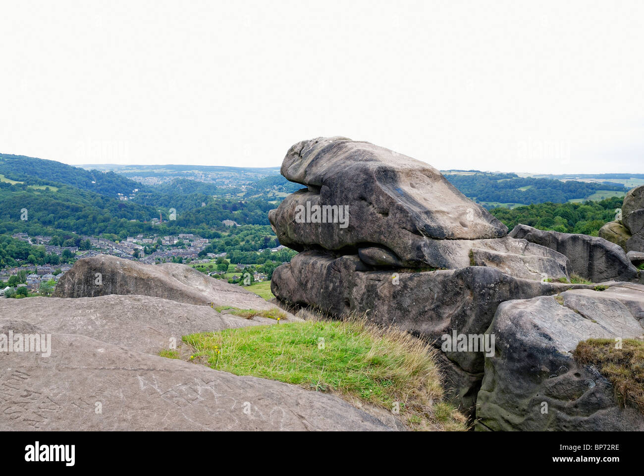 Black rock Derbyshire peak district england uk Stock Photo - Alamy