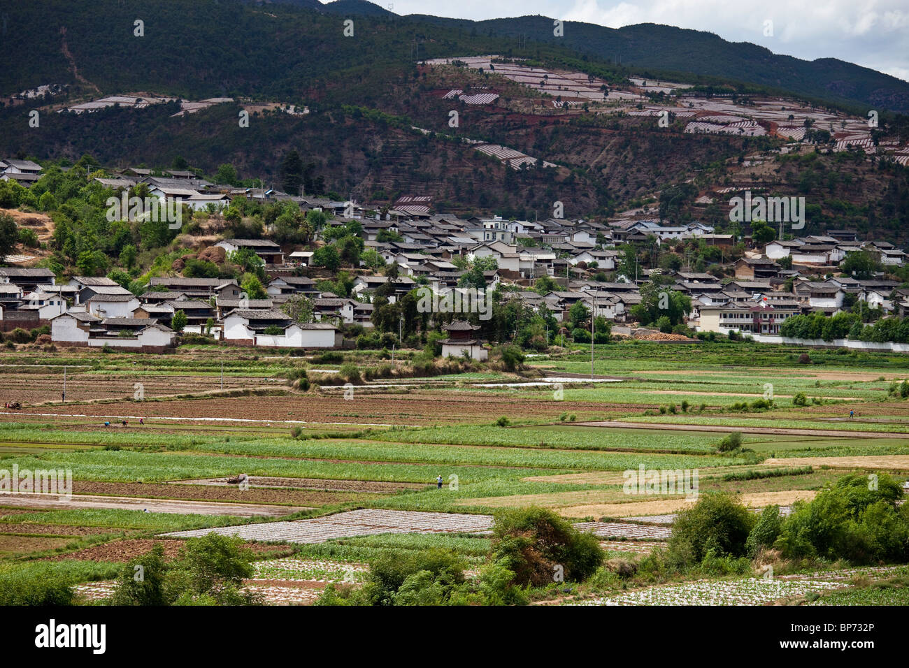 Farming village in Southern Yunnan Province, China Stock Photo - Alamy