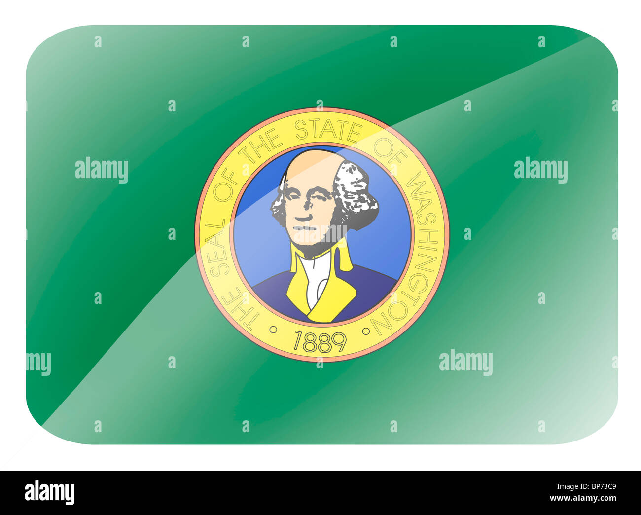 Washington State flag Stock Photo - Alamy