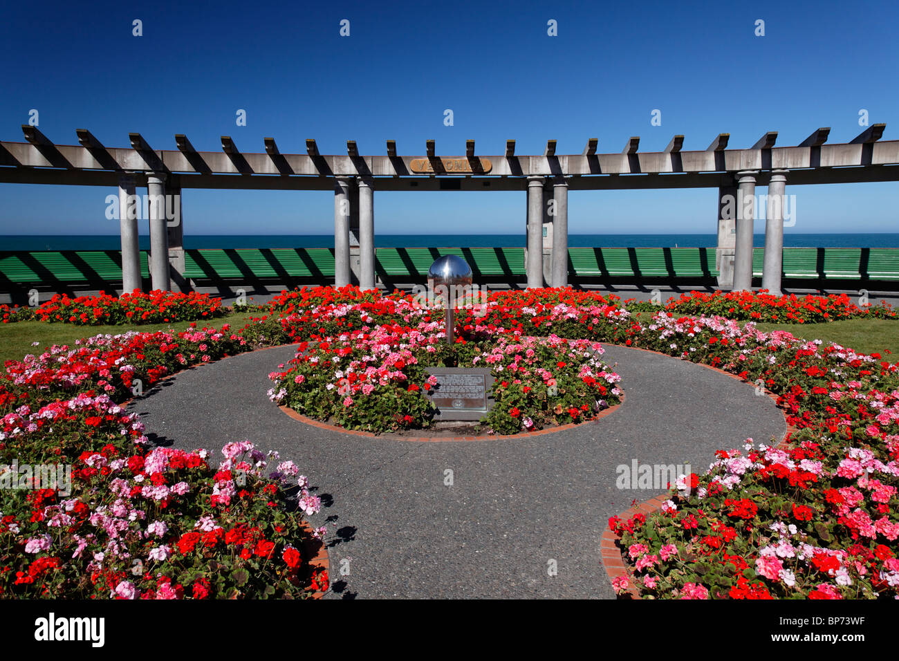 A public area in Napier Stock Photo - Alamy