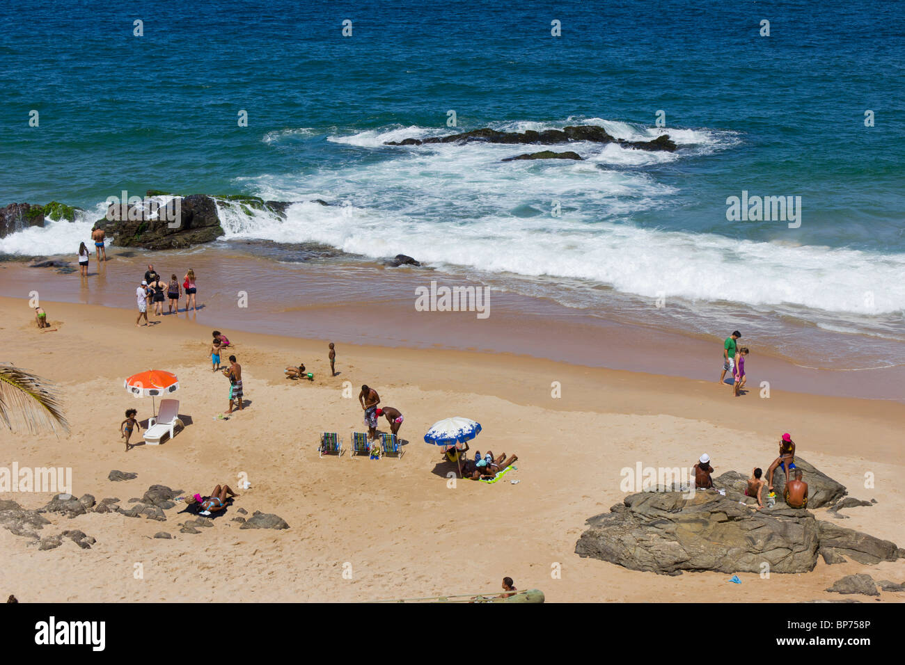 Buracão Beach in Salvador Stock Photo - Alamy