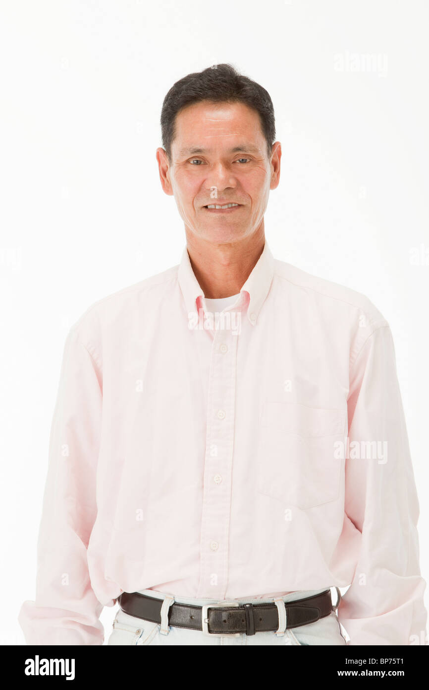 Portrait of Mature Man Stock Photo - Alamy