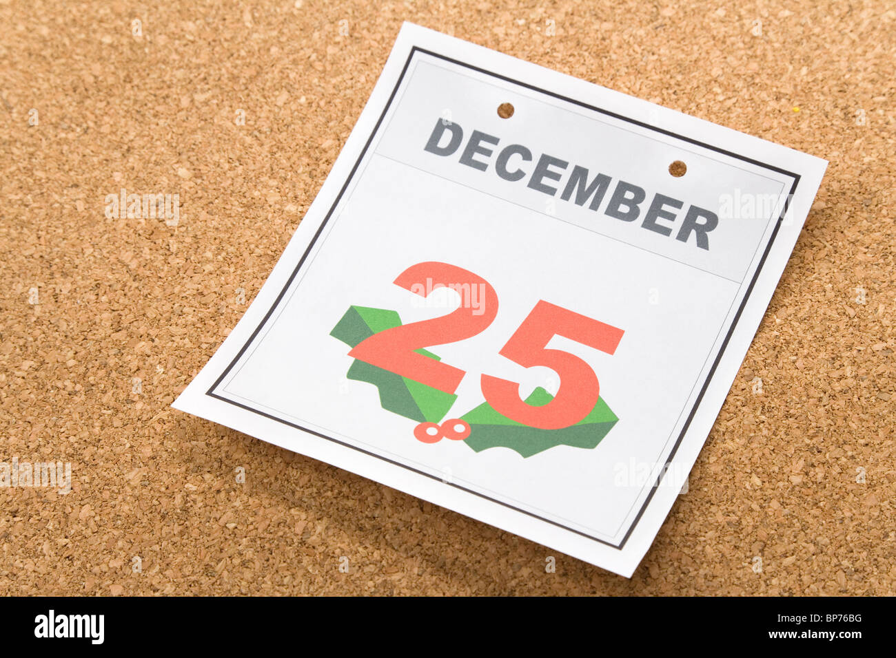 Christmas day, calendar December 25 for background Stock Photo - Alamy