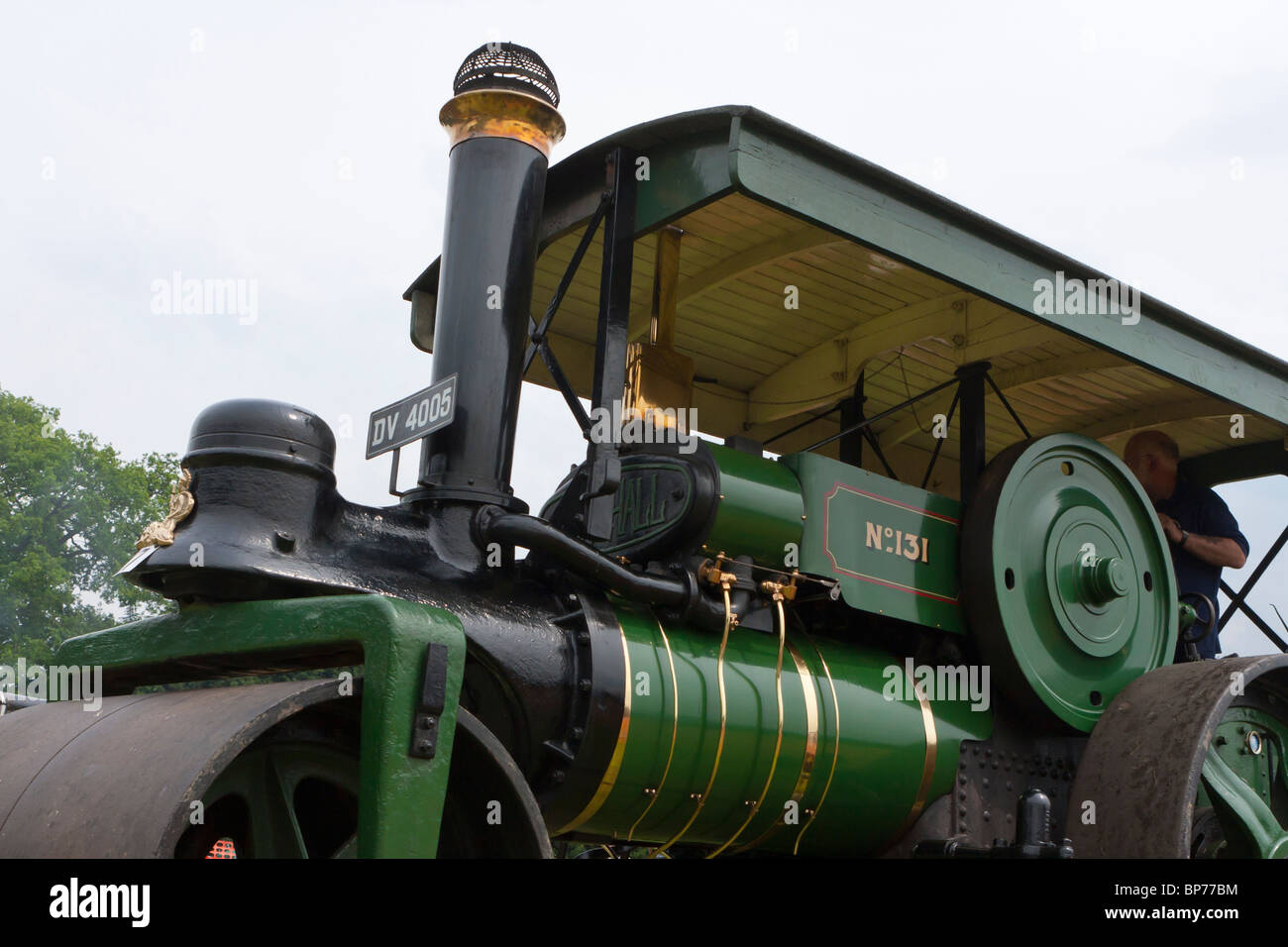 1930 Marshall S Type steam roller Stock Photo - Alamy