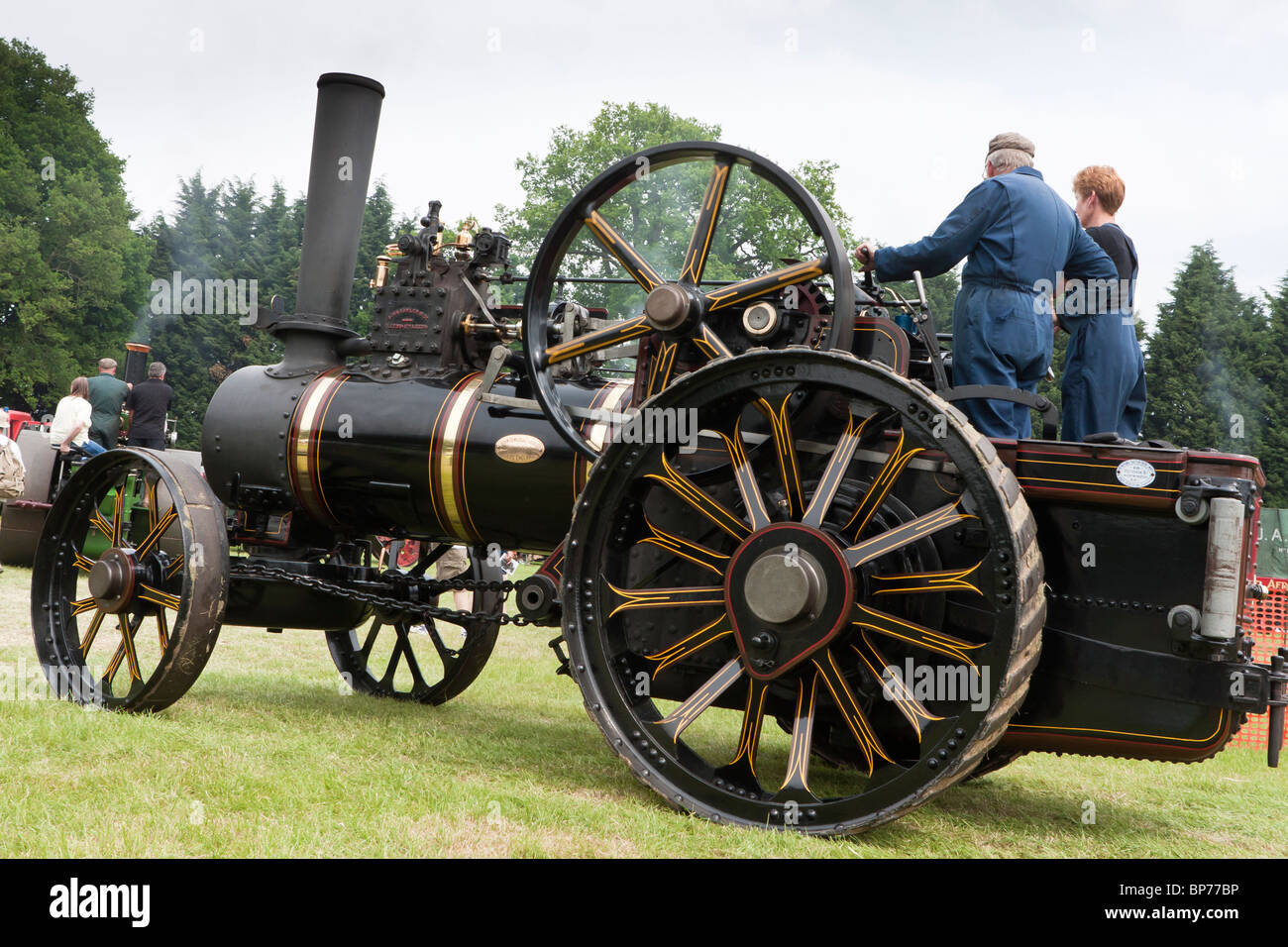 1908 Fowler A4 agricultural traction engine Stock Photo - Alamy