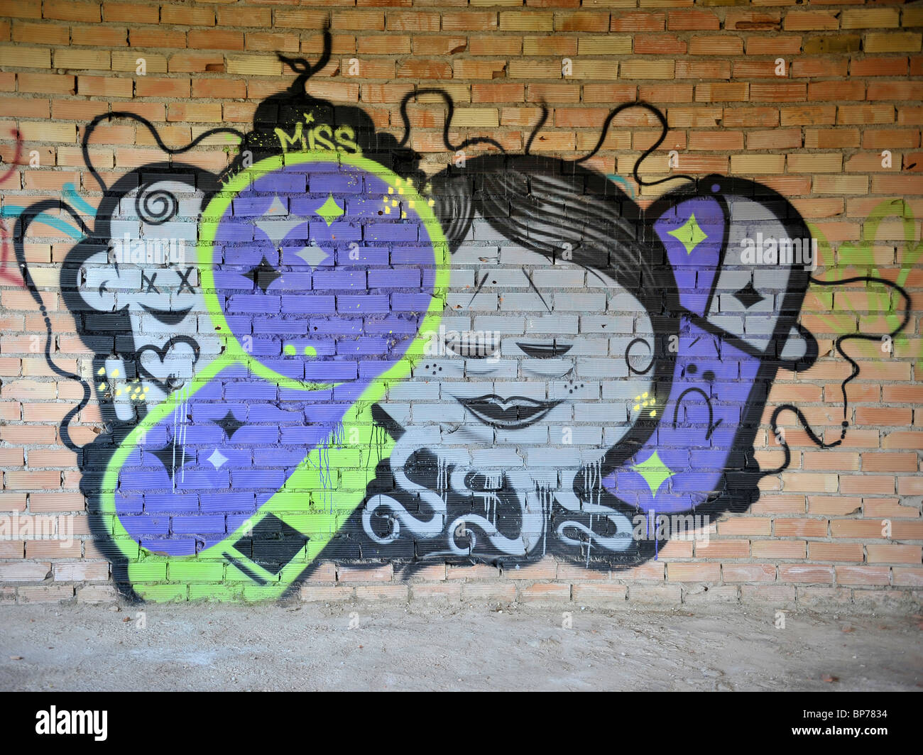 graffiti costa del sol spain art artwork colour wall interior brick ...