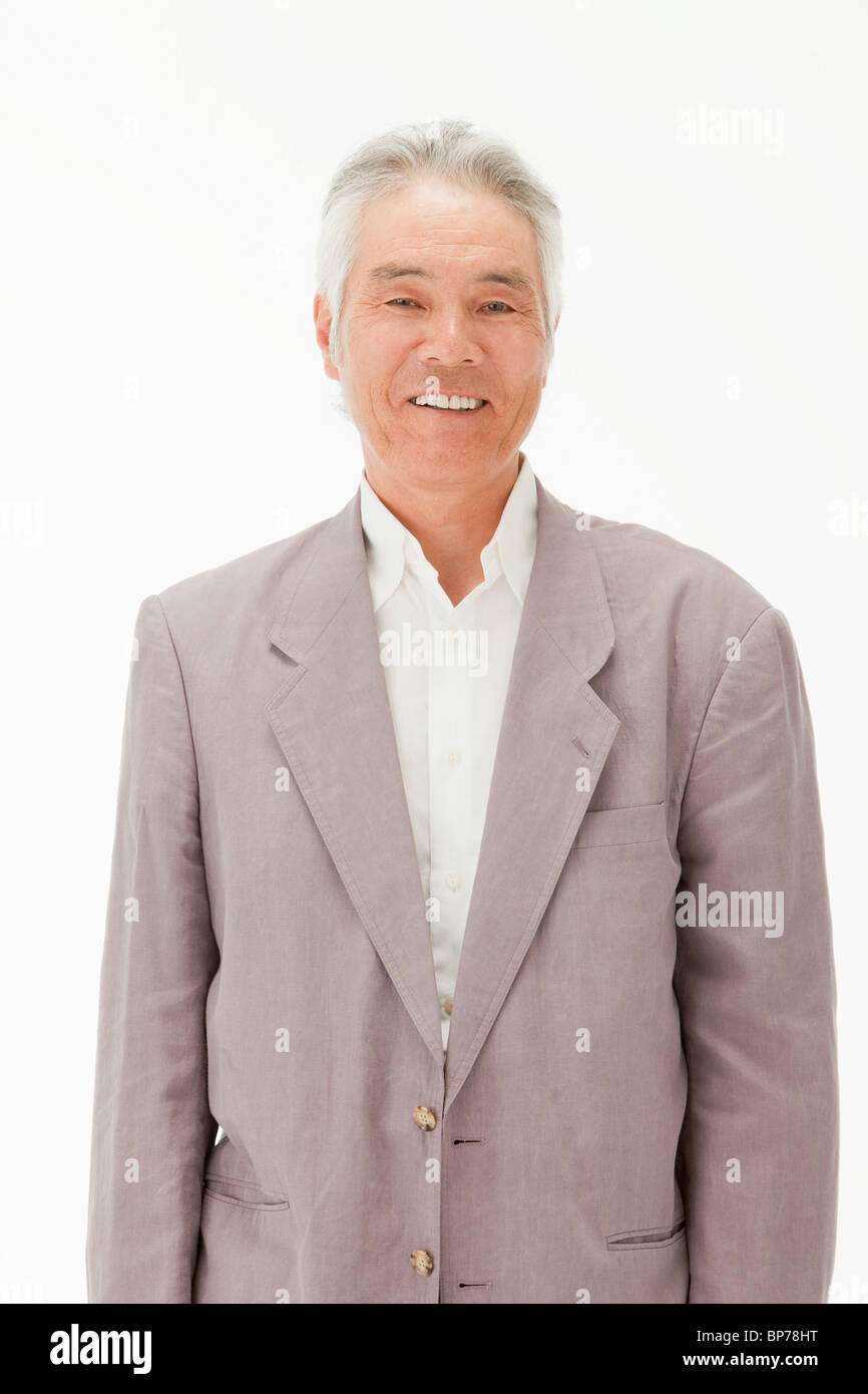 Portrait of Senior Man Stock Photo - Alamy