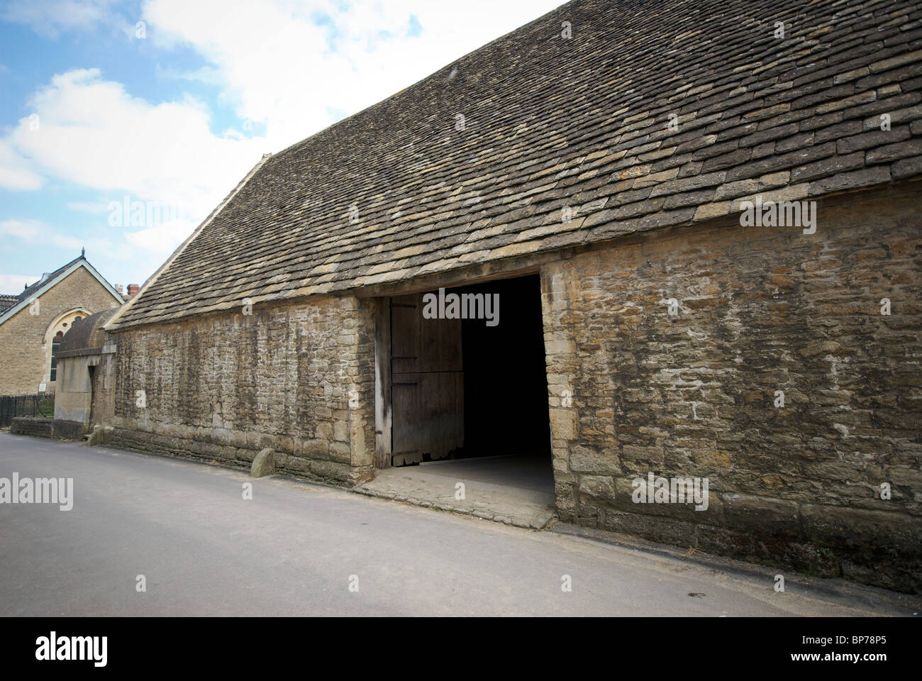 Lacock Wiltshire National Trust Tithe Barn Stock Photo - Alamy