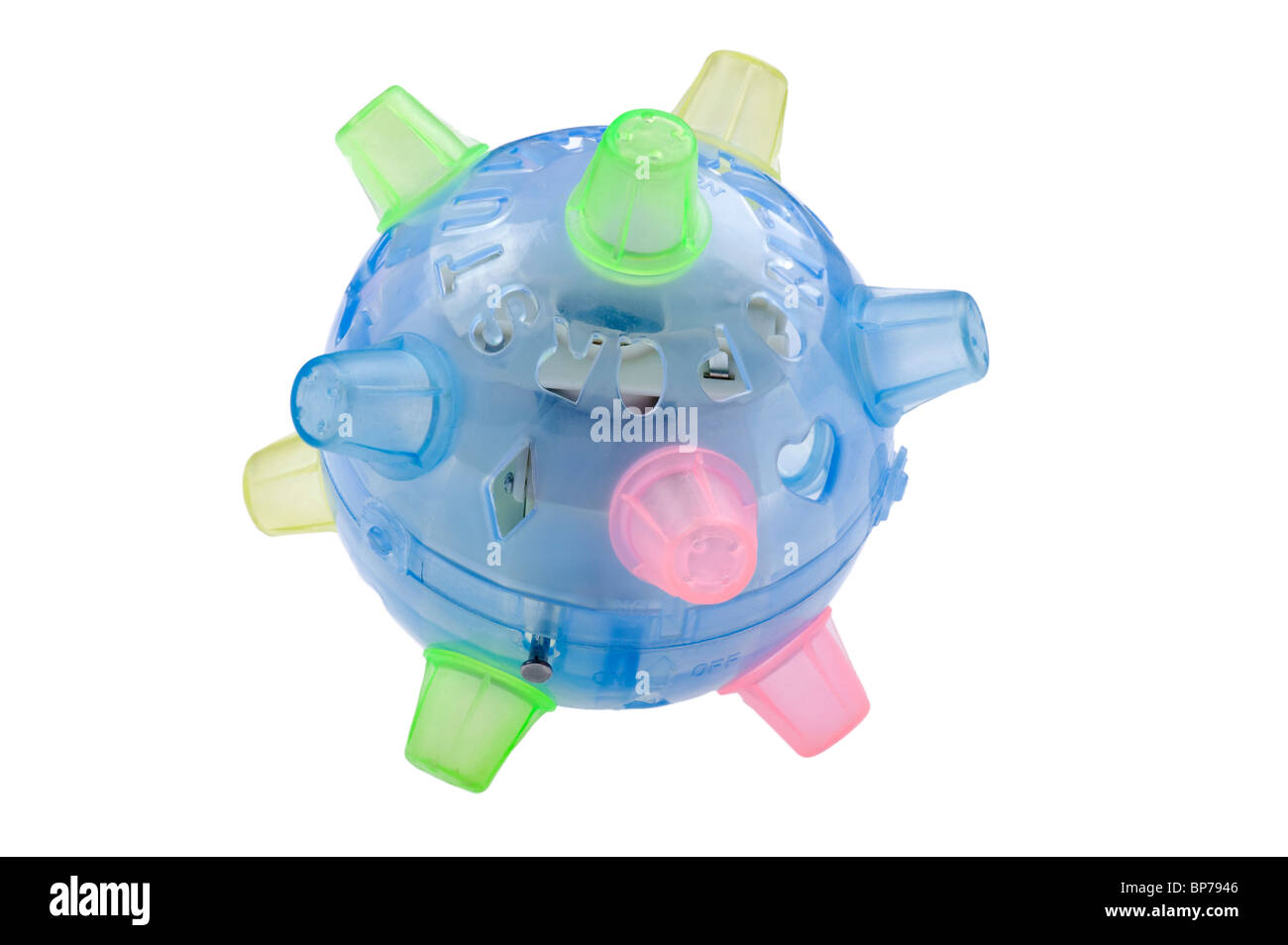 object on white - plastic toy close up Stock Photo - Alamy