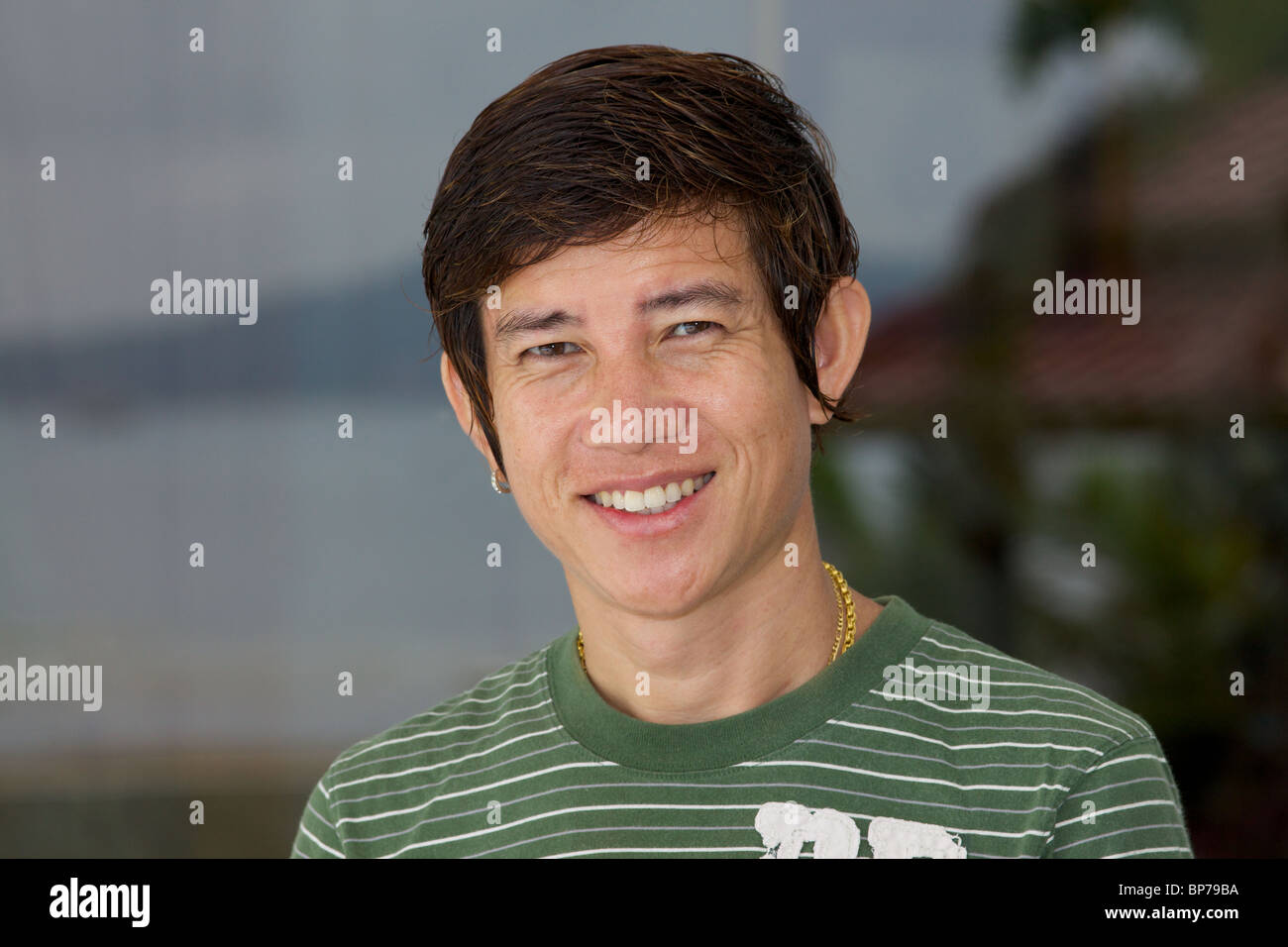 Happy smiling thai man thailand hi-res stock photography and images - Alamy