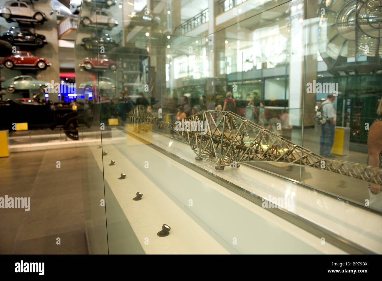 Model of the Forth Bridge in the Science Museum, London Stock Photo - Alamy