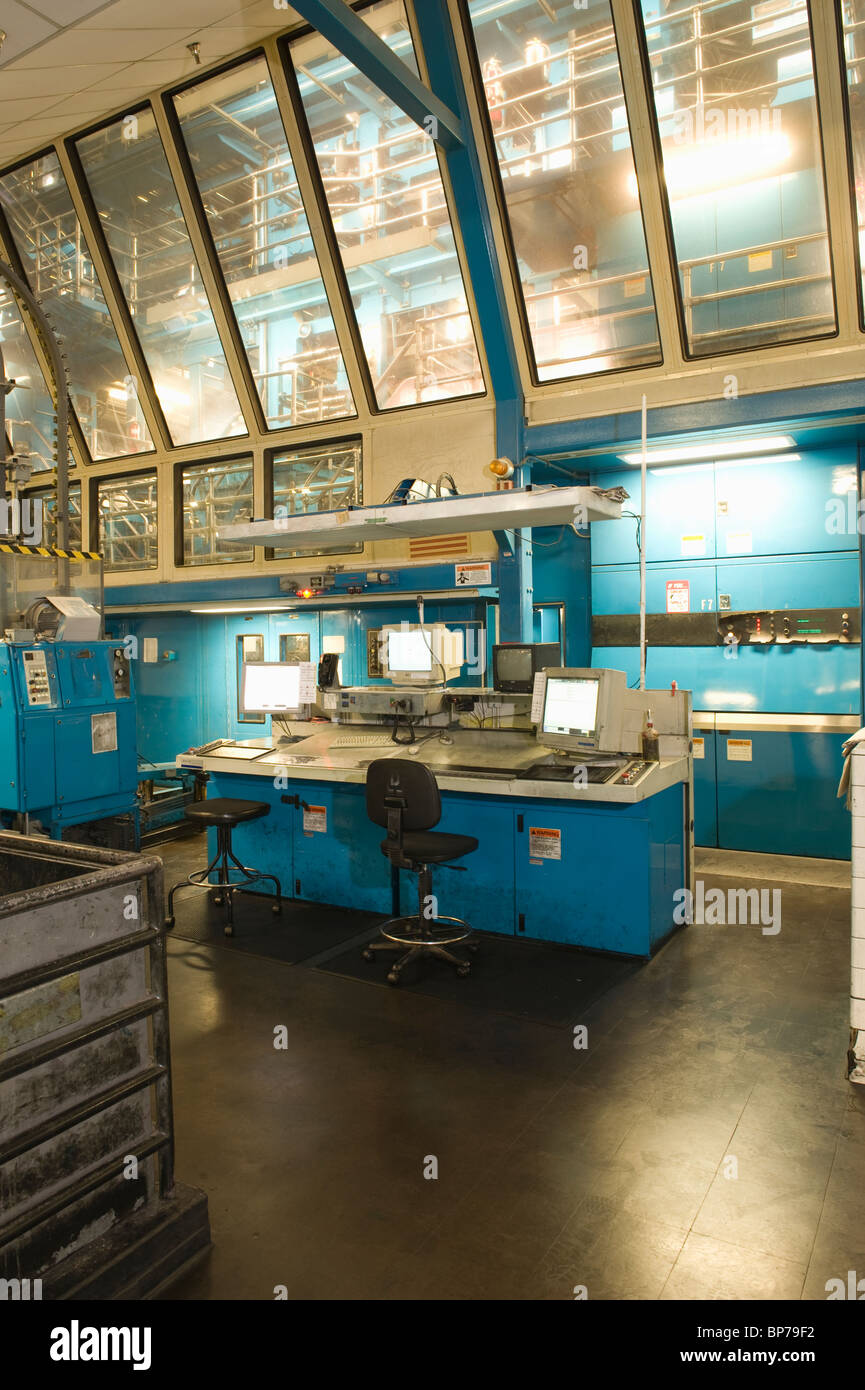 Newspaper factory interior Stock Photo - Alamy