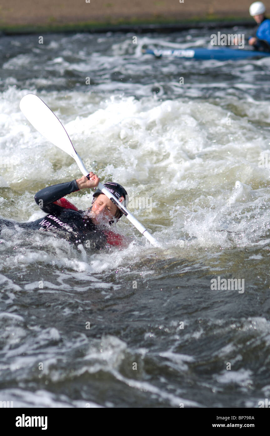 New Zealand Olympic Whitewater Slalom Athlete Lukka Jones Training at ...