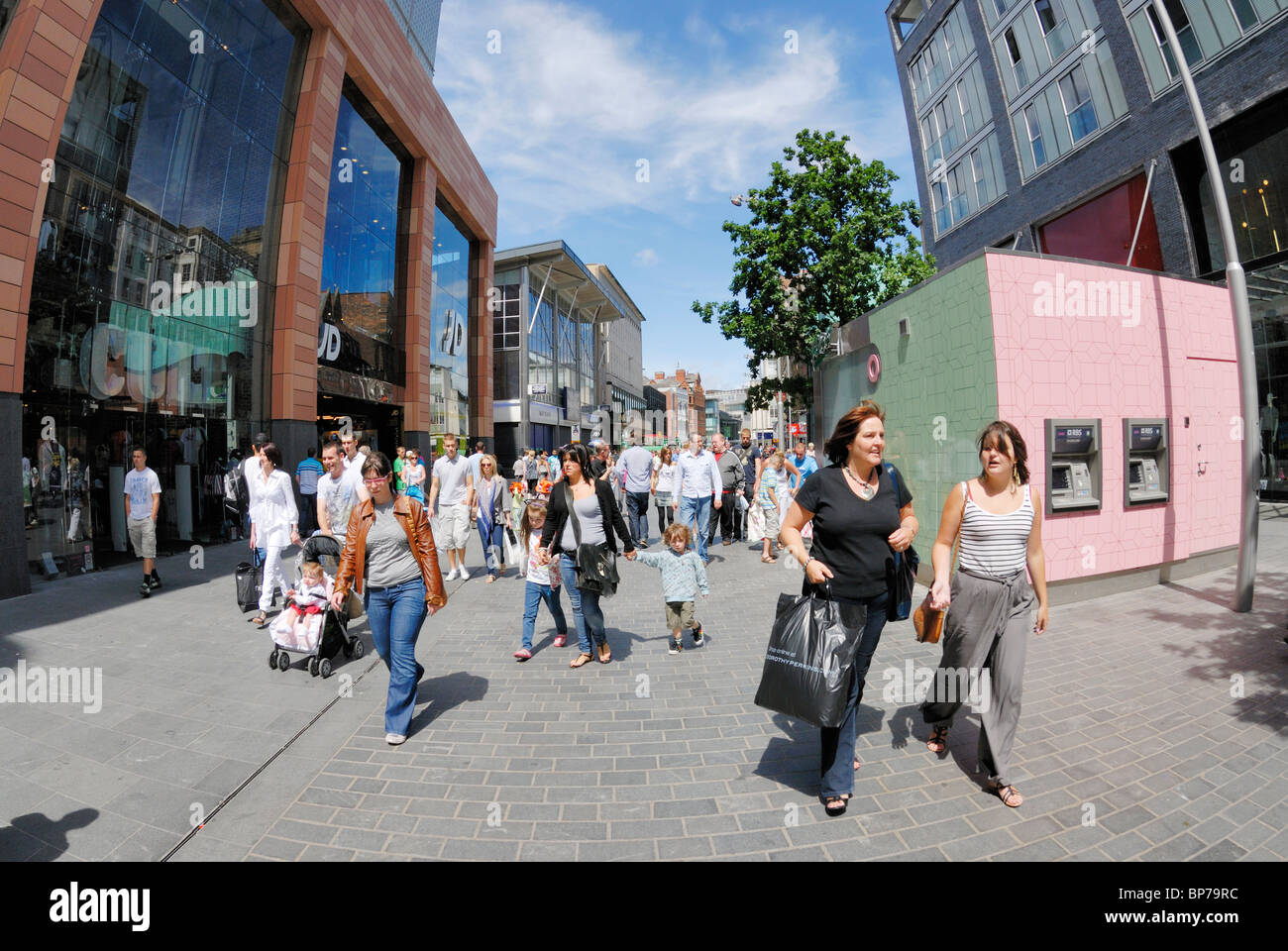 Shoppers in Paradise Street, Liverpool one Stock Photo - Alamy