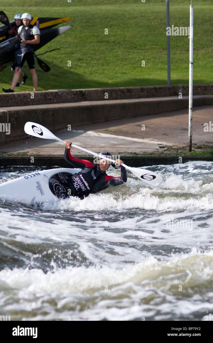 New Zealand Olympic Whitewater Slalom Athlete Lukka Jones Training at ...