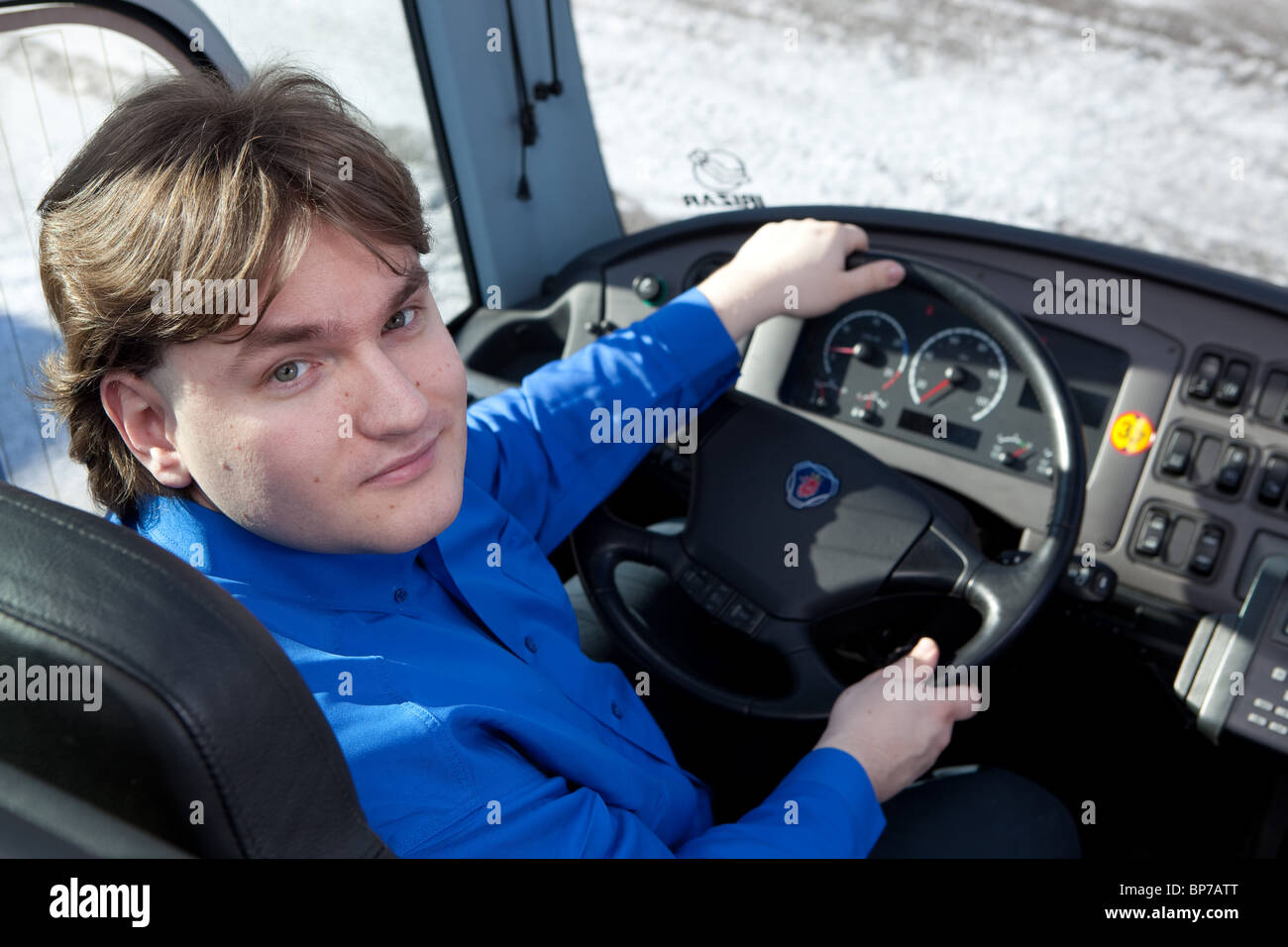 Bus driver hi-res stock photography and images - Alamy