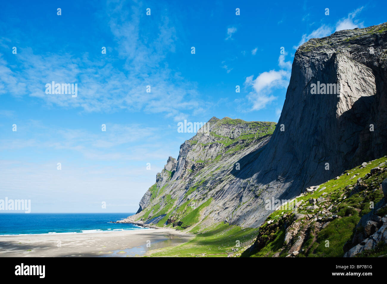 Lofoten beach overview hi-res stock photography and images - Alamy