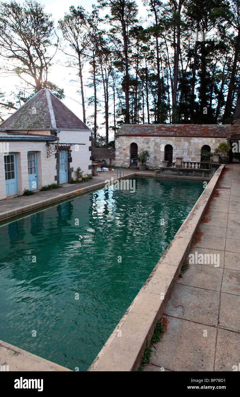 The ornamental pond at Montsalvat, Eltham, Australia Stock Photo - Alamy