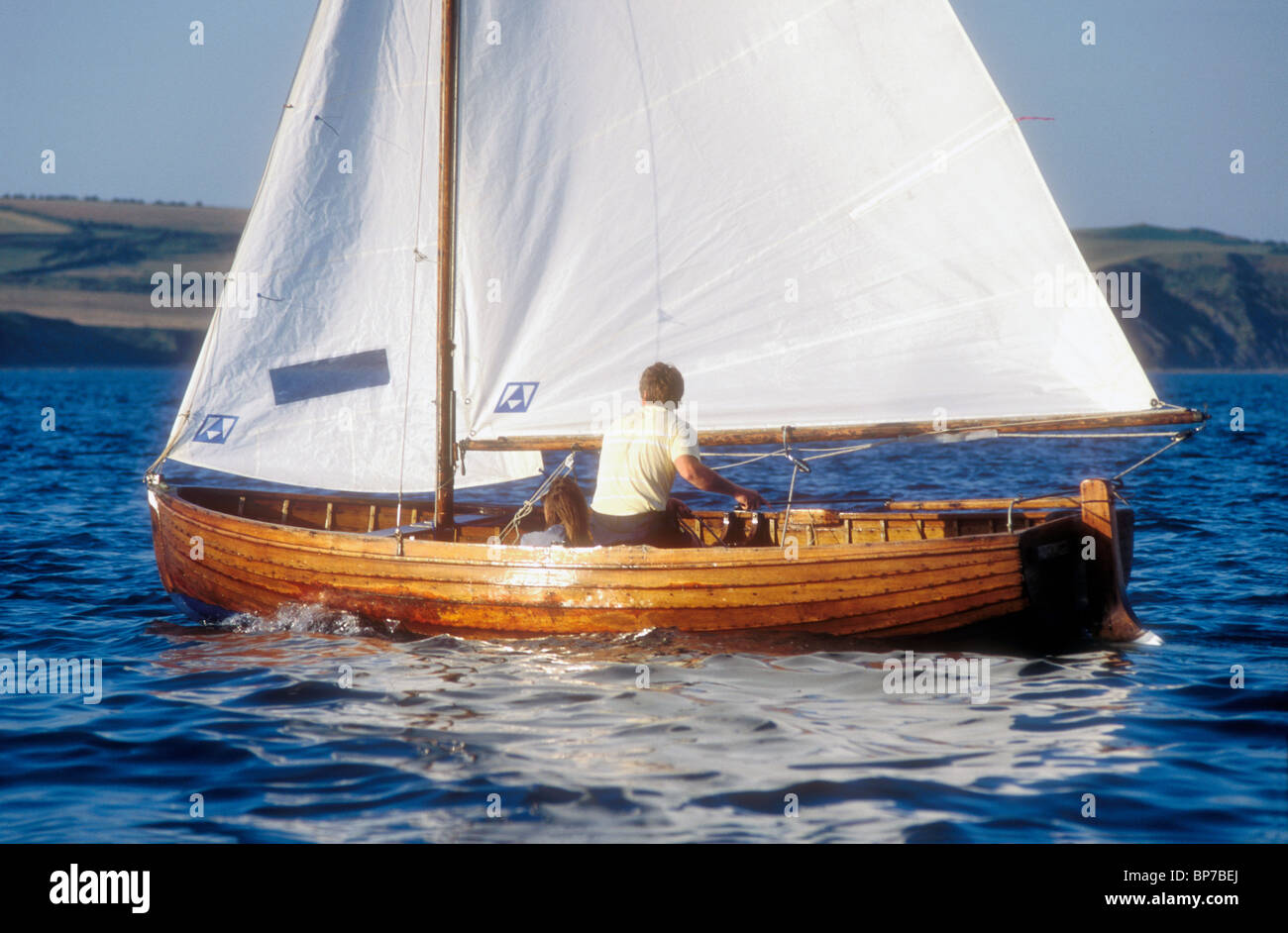 Sailing a 16ft Weymouth Falcon one design class sailing dinghy at ...