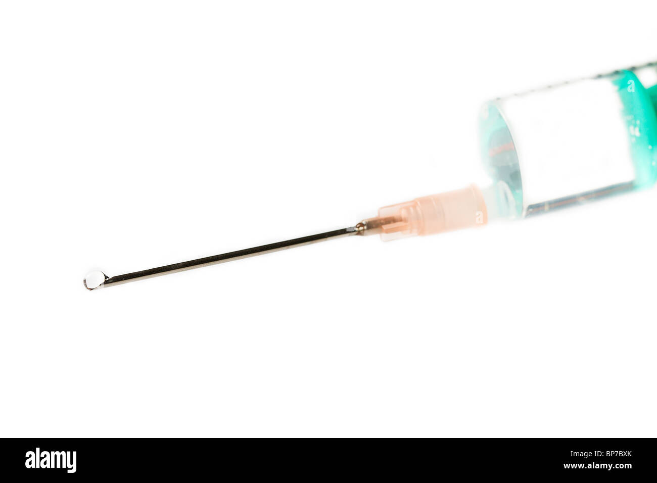 Vaccine syringe drop on Cut Out Stock Images & Pictures - Alamy