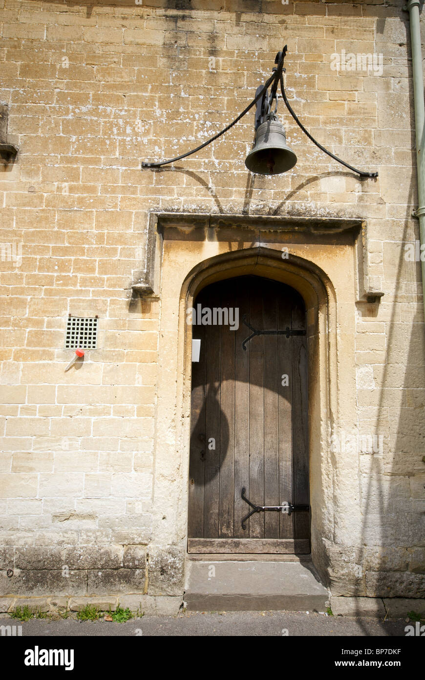 Lacock Wiltshire National Trust High Street School Bell Door Stock ...