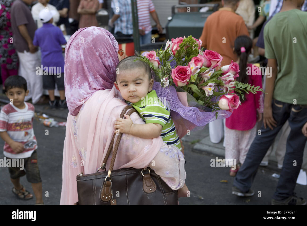 Pakistani mother and baby hi-res stock photography and images - Alamy