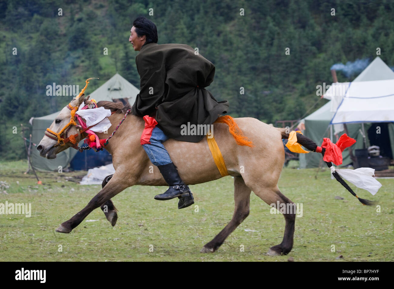 Horse Race Litang Horse Festival High Resolution Stock Photography and ...